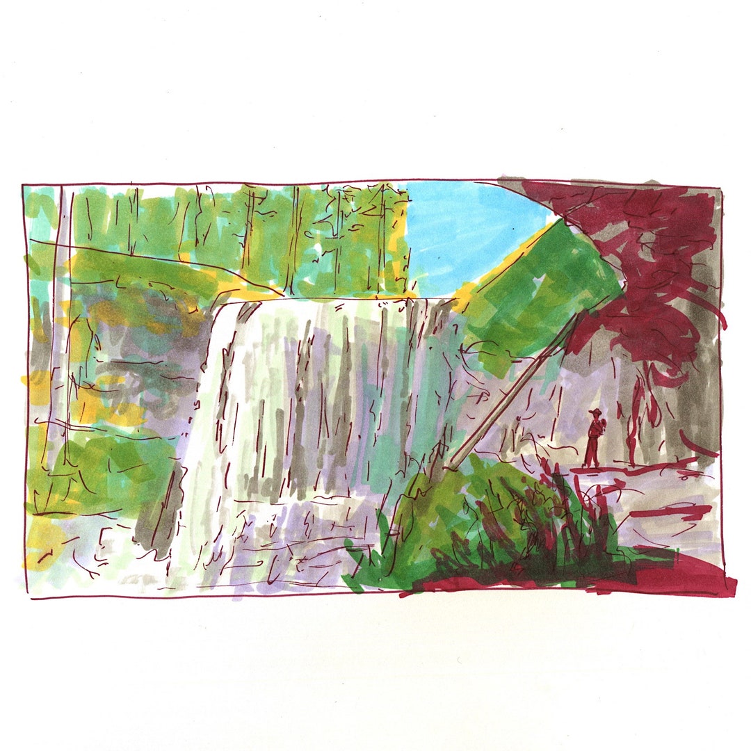 Fine Art Print - Oregon Landscape - Silver Falls State Park - Waterfall ...