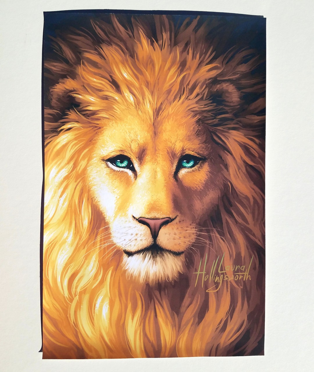 Chronicles of Narnia - Aslan Portrait - Etsy