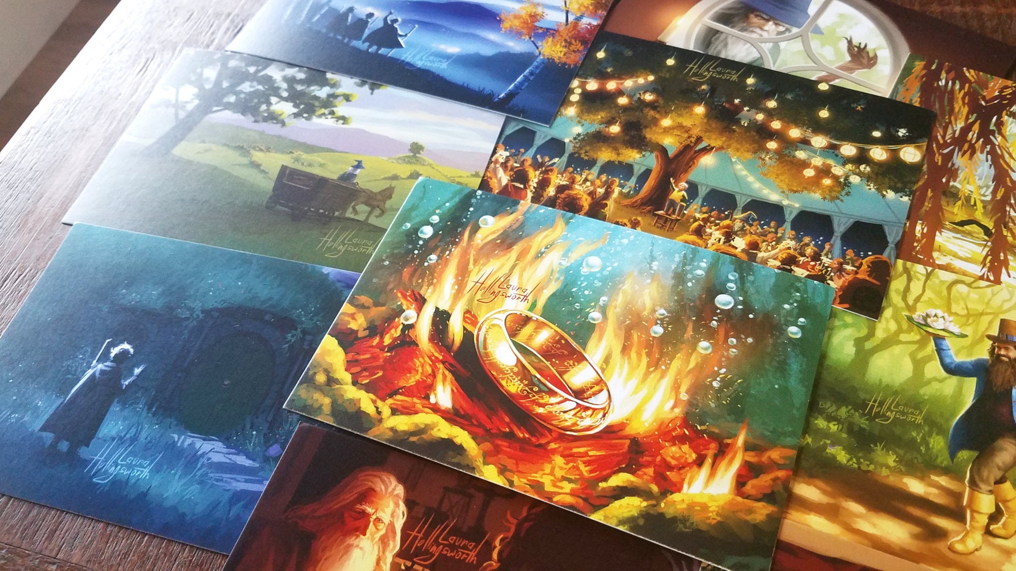 The Lord of the Rings Set of 10 Postcards - Etsy