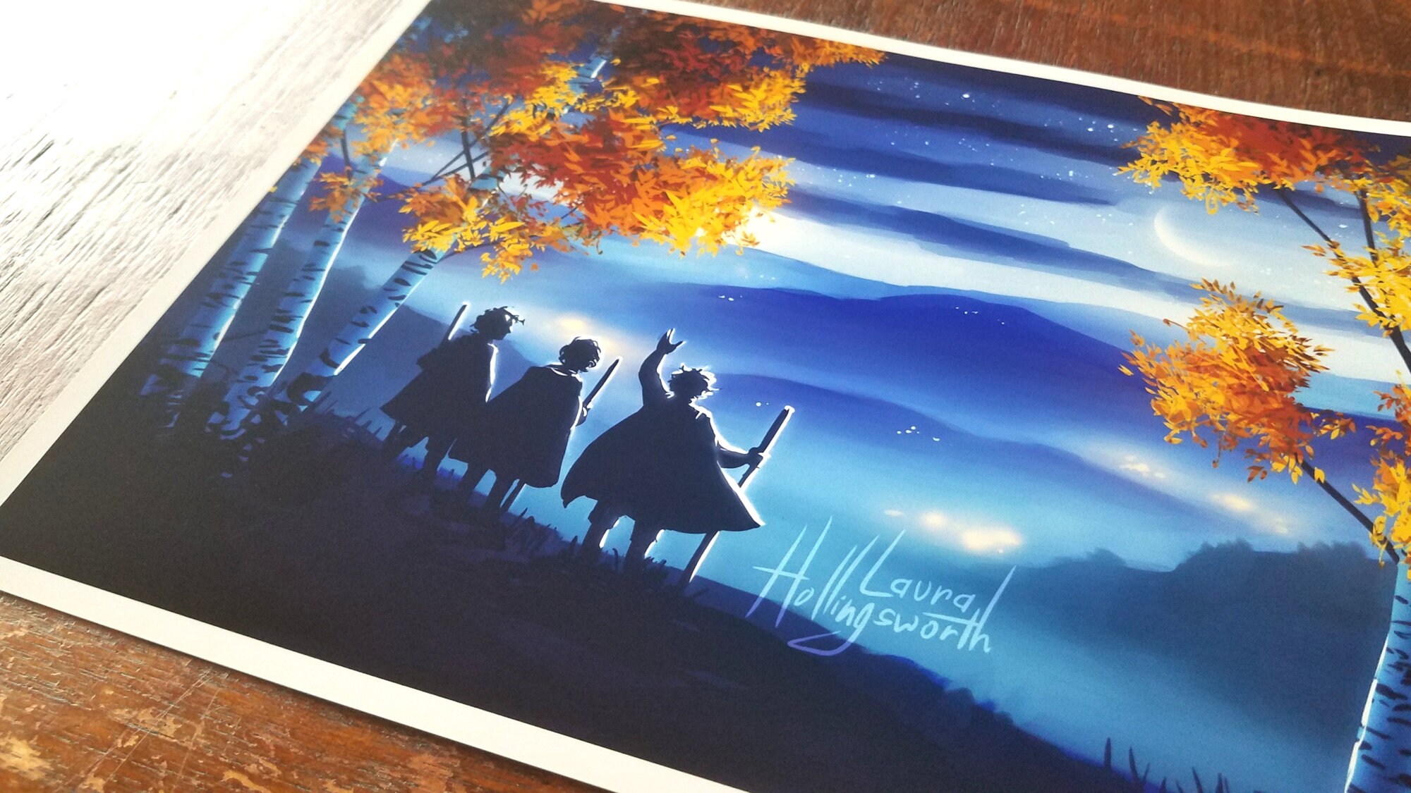 The Lord of the Rings Print Frodo's Goodbye to the Shire - Etsy