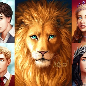 The Chronicles of Narnia - Pevensie Portrait Postcards - Etsy