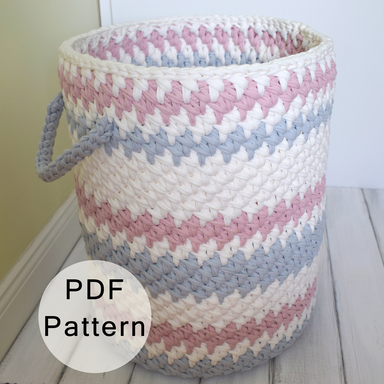 CROCHET PATTERN Crochet Basket Pattern Crochet Hamper | Etsy