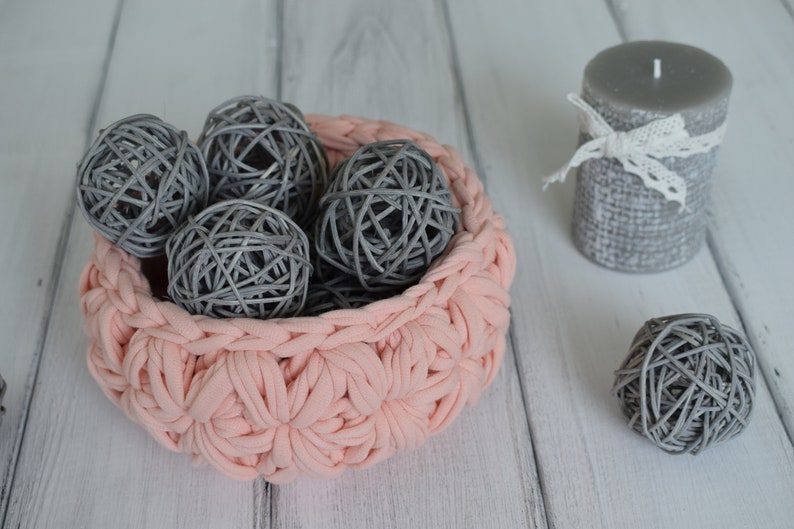 Open Work Basket CROCHET PATTERN - Jasmine Stitch Basket Tutorial ...