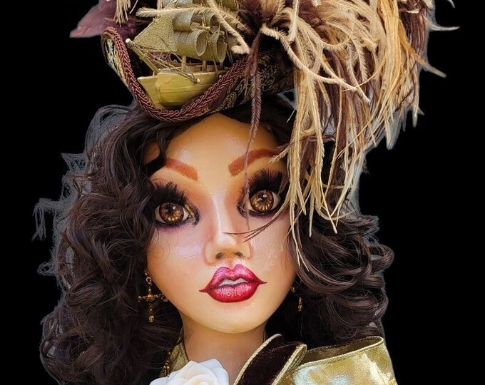 Handpainted Mannequin, Pirate Mannequin, Pirate Decor, Pirate of the ...