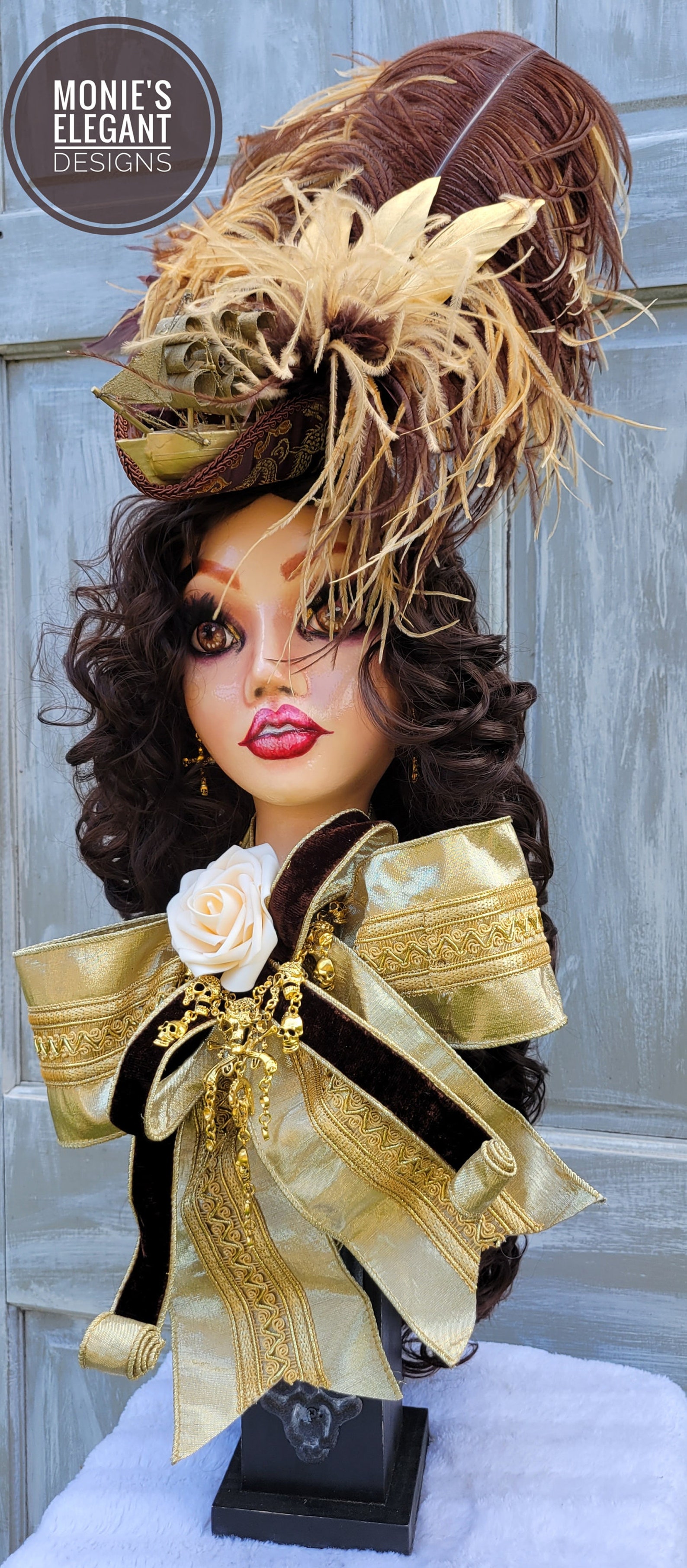 Handpainted Mannequin Pirate Mannequin Pirate Decor Pirate - Etsy