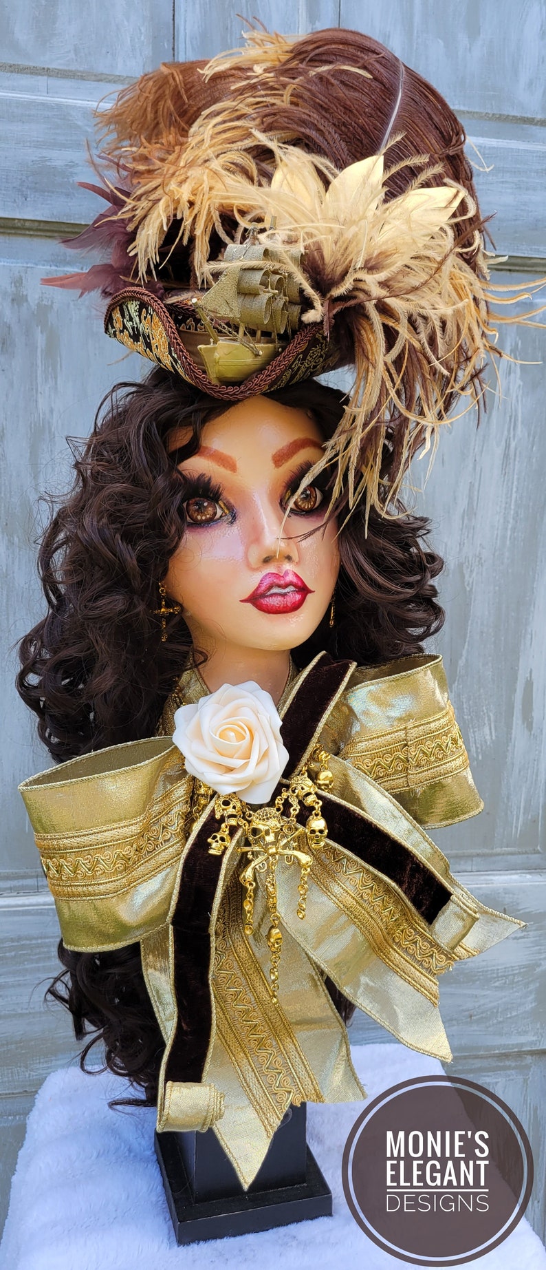 Handpainted Mannequin Pirate Mannequin Pirate Decor Pirate - Etsy