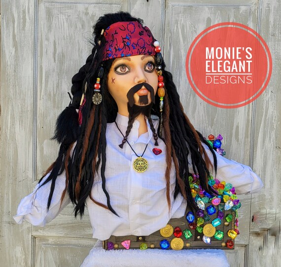 Jack Sparrow Jack Sparrow Mannequin Pirate Decor Pirate of - Etsy