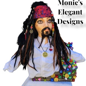 Jack Sparrow, Jack Sparrow Mannequin, Pirate Decor, Pirate of the ...