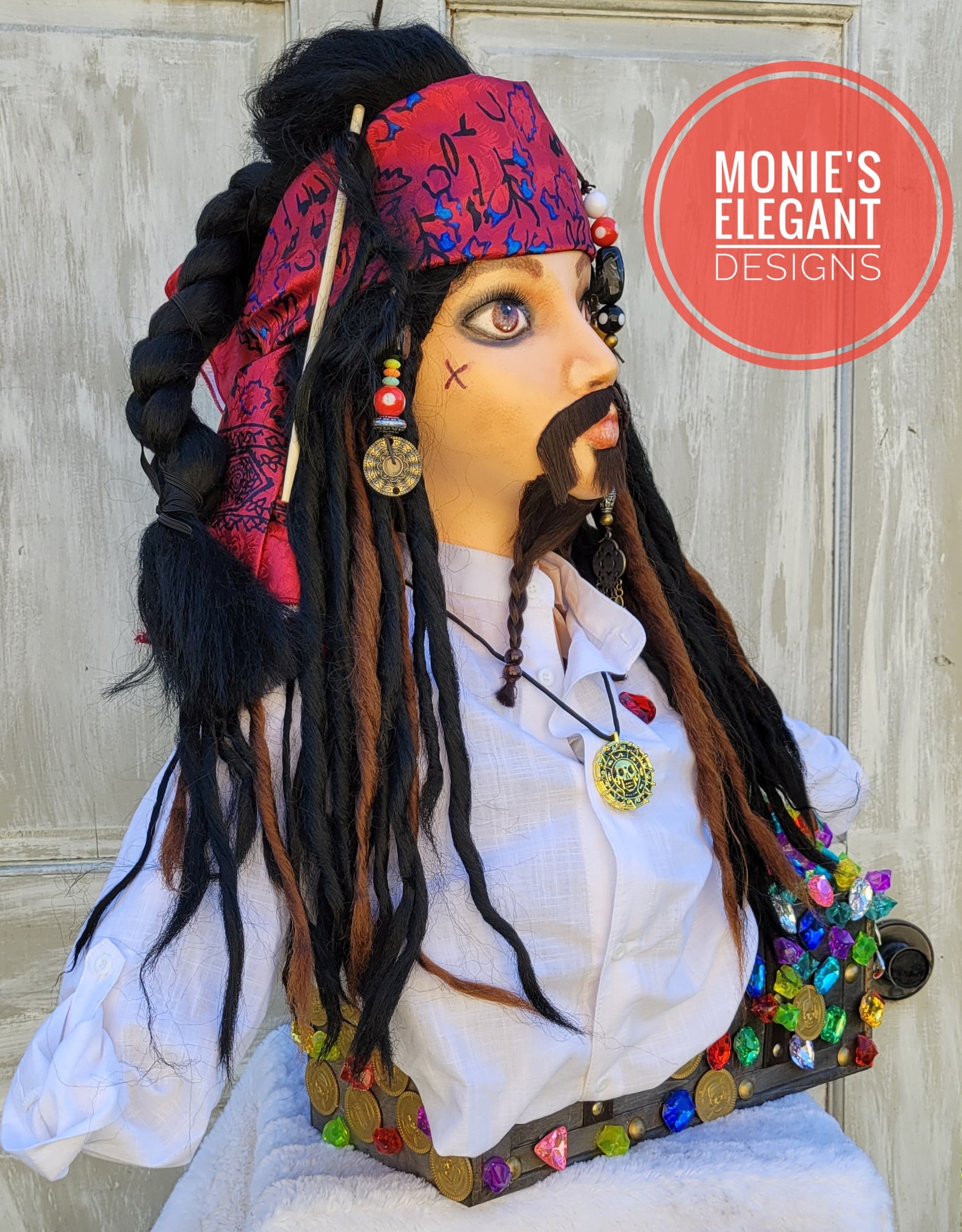 Jack Sparrow Jack Sparrow Mannequin Pirate Decor Pirate of - Etsy