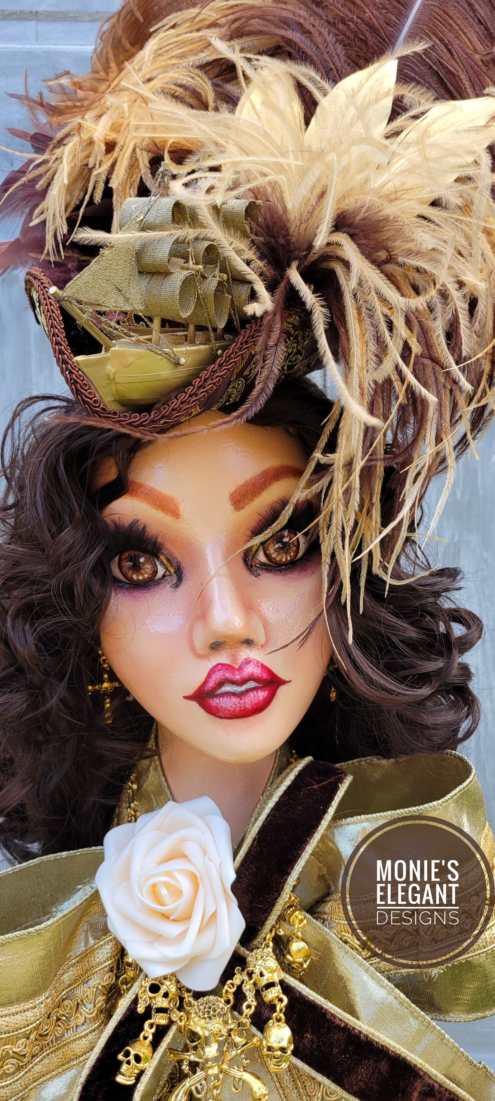 Handpainted Mannequin Pirate Mannequin Pirate Decor Pirate - Etsy