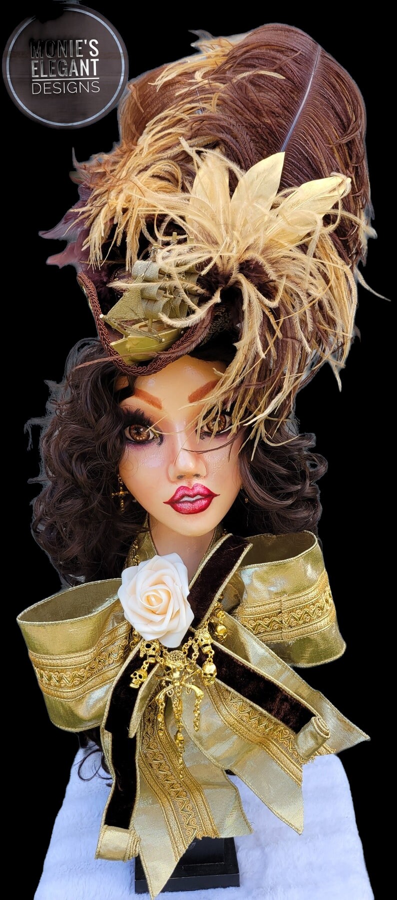 Handpainted Mannequin Pirate Mannequin Pirate Decor Pirate - Etsy