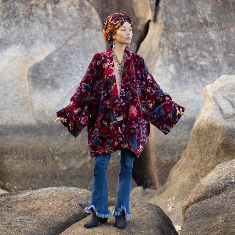 Women Velvet Crimson - Etsy