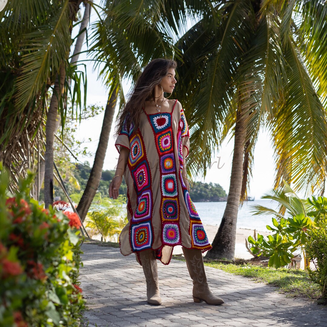 Wildflower Crochet Kaftan Dress: Embrace Your Unique Style With ...