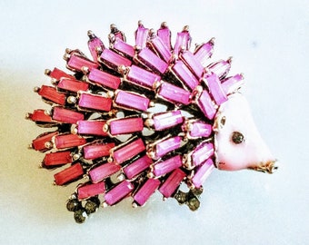 Hedgehog Pin Brooch - Etsy