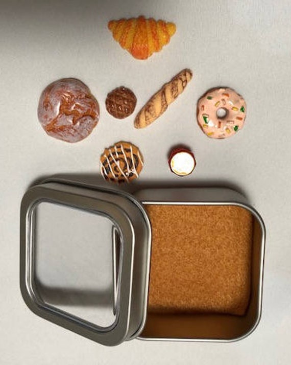 Resin Bread Breakfast Tin Set Flatback Flat Back Kawaii | Etsy