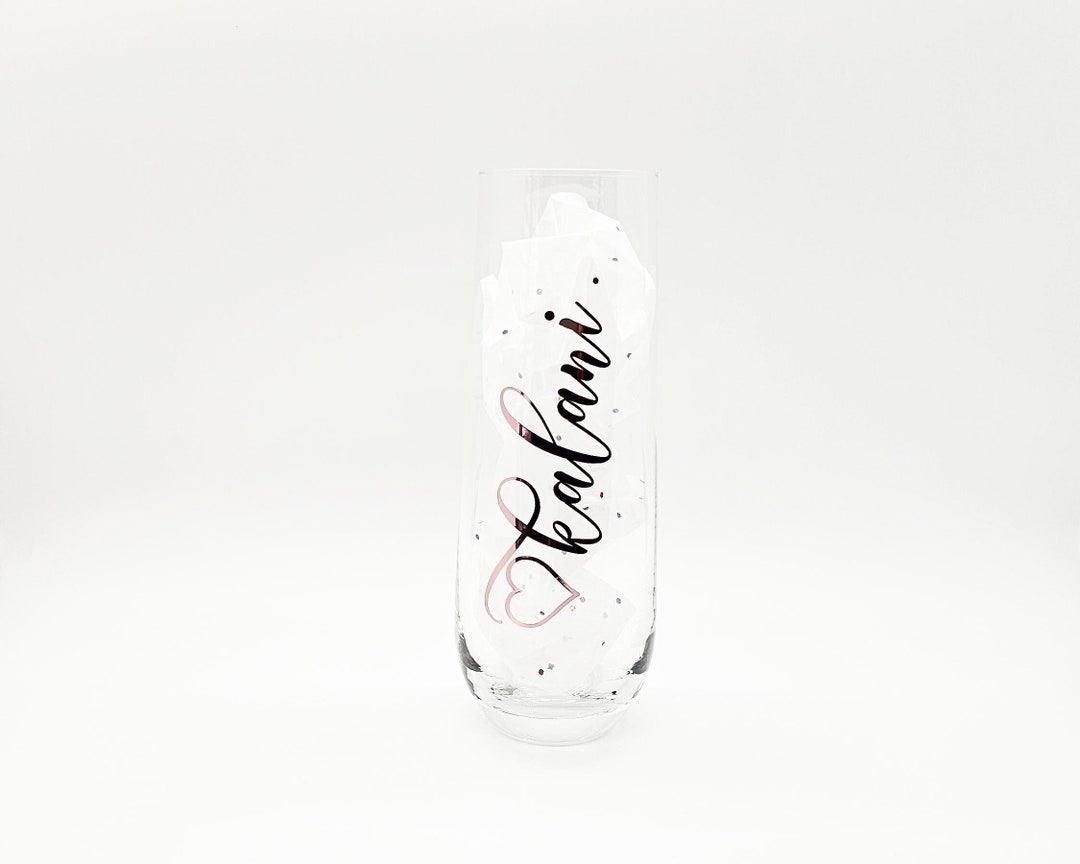 Personalized Stemless Champagne Flute: Bridesmaid Proposal Gift - Etsy