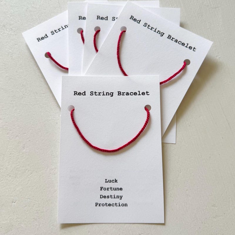 Red String - Etsy