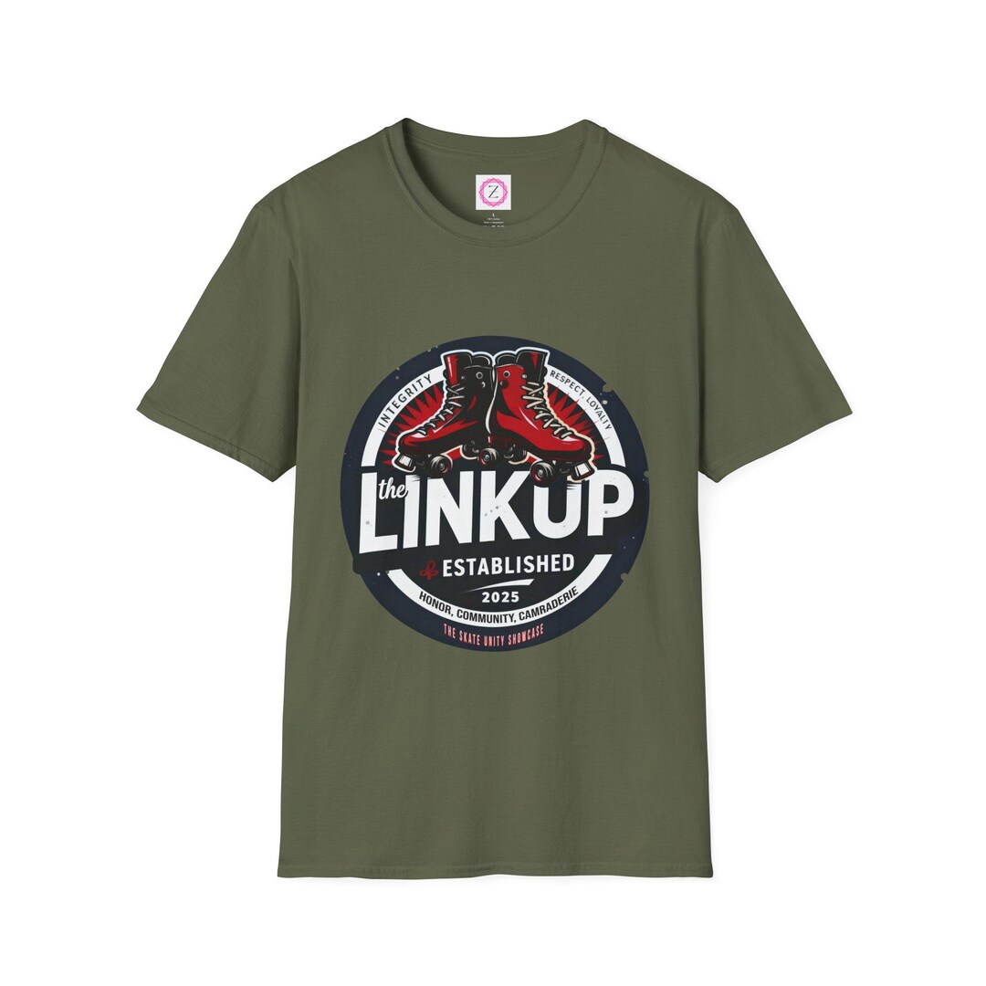 Linkup Roller Skates Tee | Vintage Logo Shirt - Etsy
