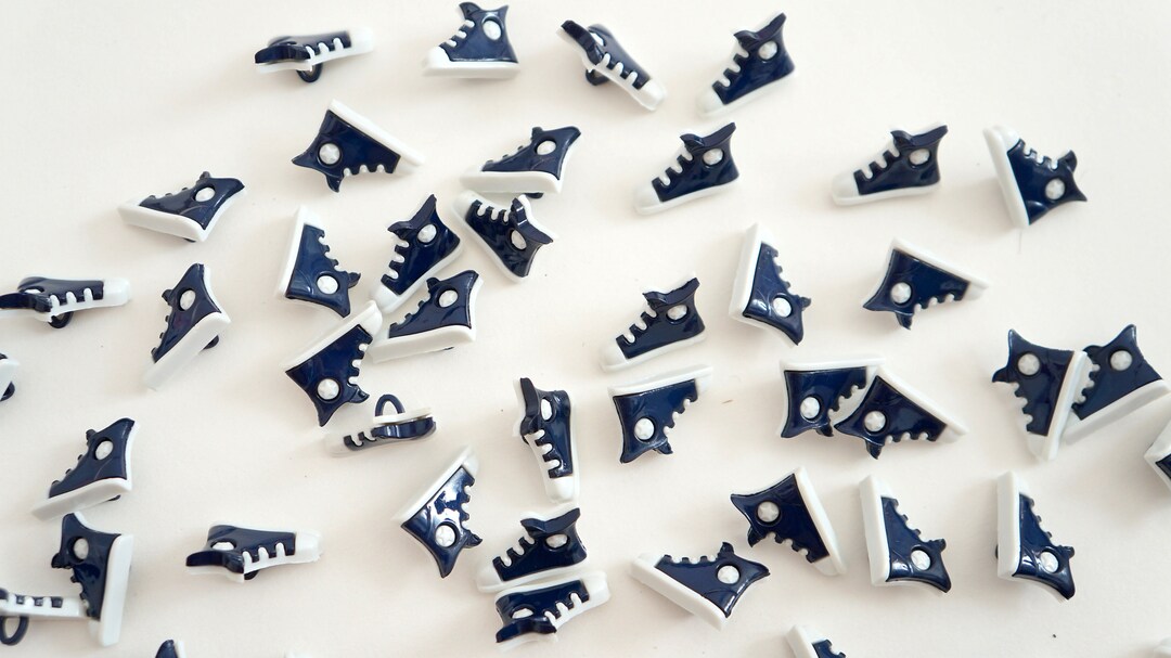 Sneakers Converse Buttons, Buttons Shank Converse Sneakers 12 Pcs Set ...