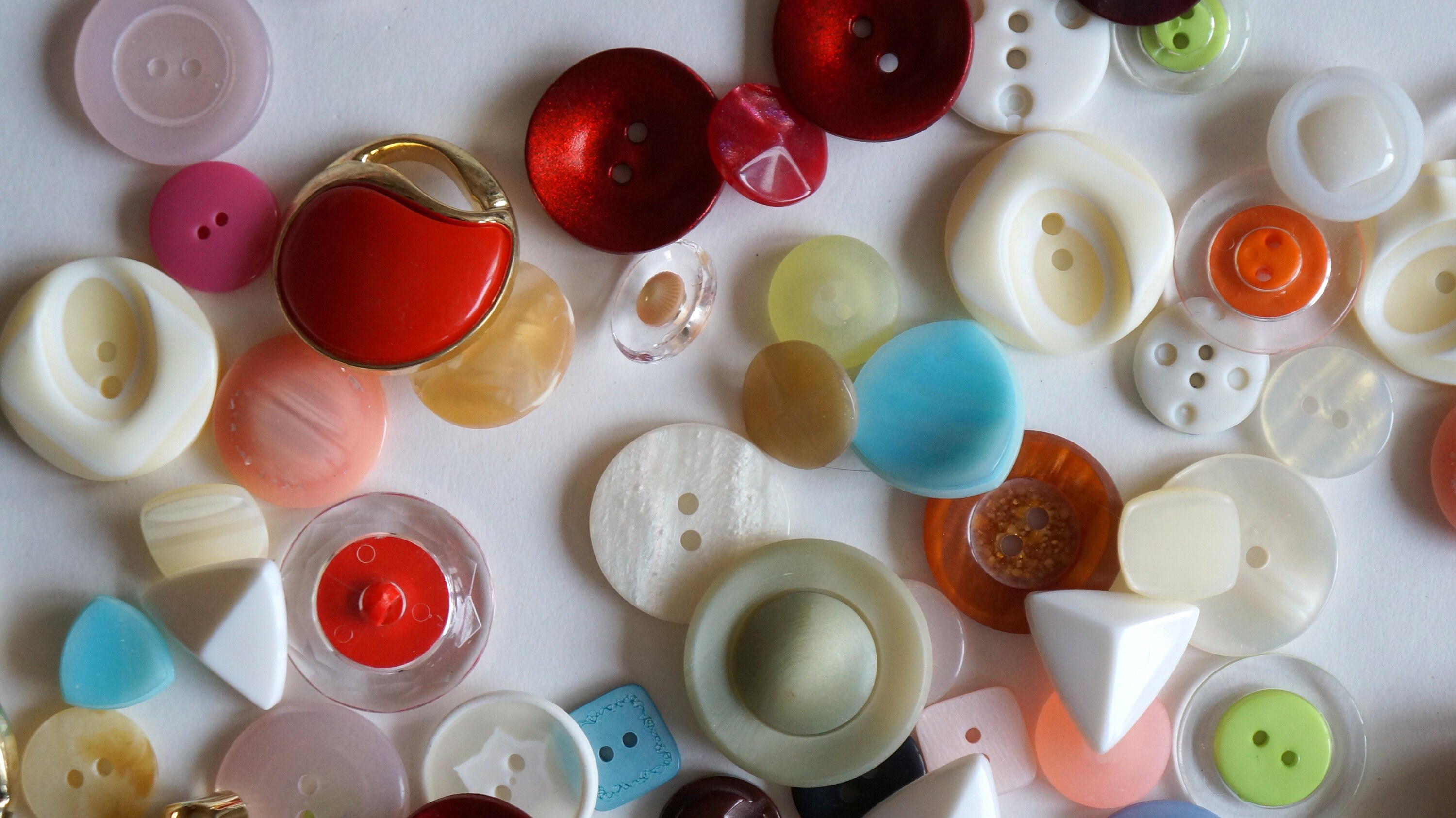 Buttons set mix multicolor 100 pieces different colored | Etsy