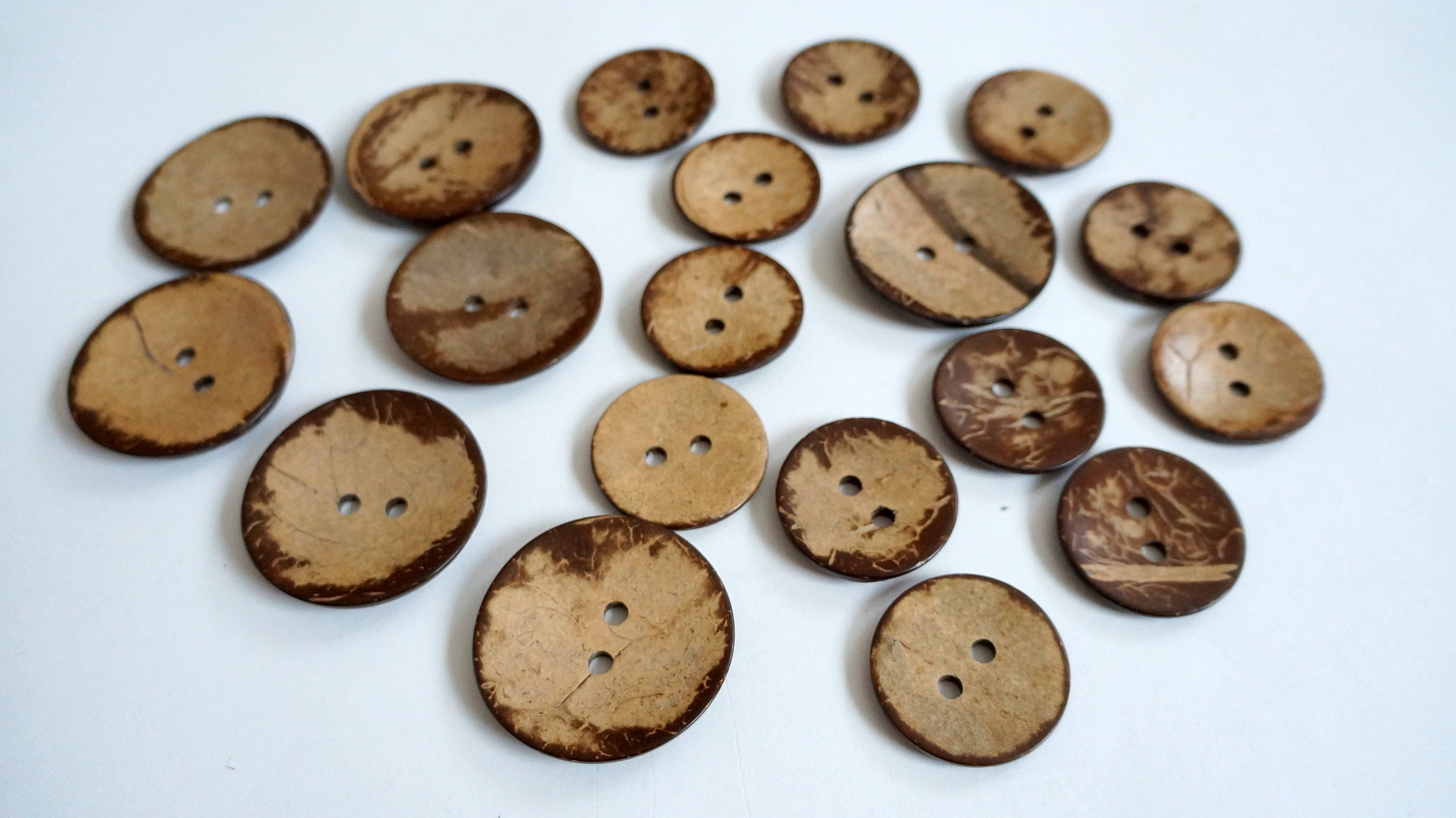 Coconut Buttons Set Extra Large 20 Buttons 100 Grams LARGE | Etsy