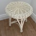 Wicker Stool, Eco White Stool Chair, Natural Wicker Gift for Her ...