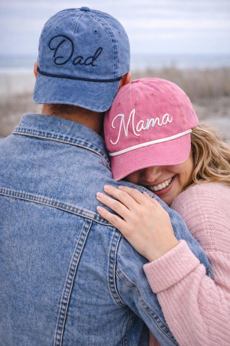Embroidered Dad Hat Rope, Custom Mama Baseball Hat, 5 Panel Cap, Neon ...