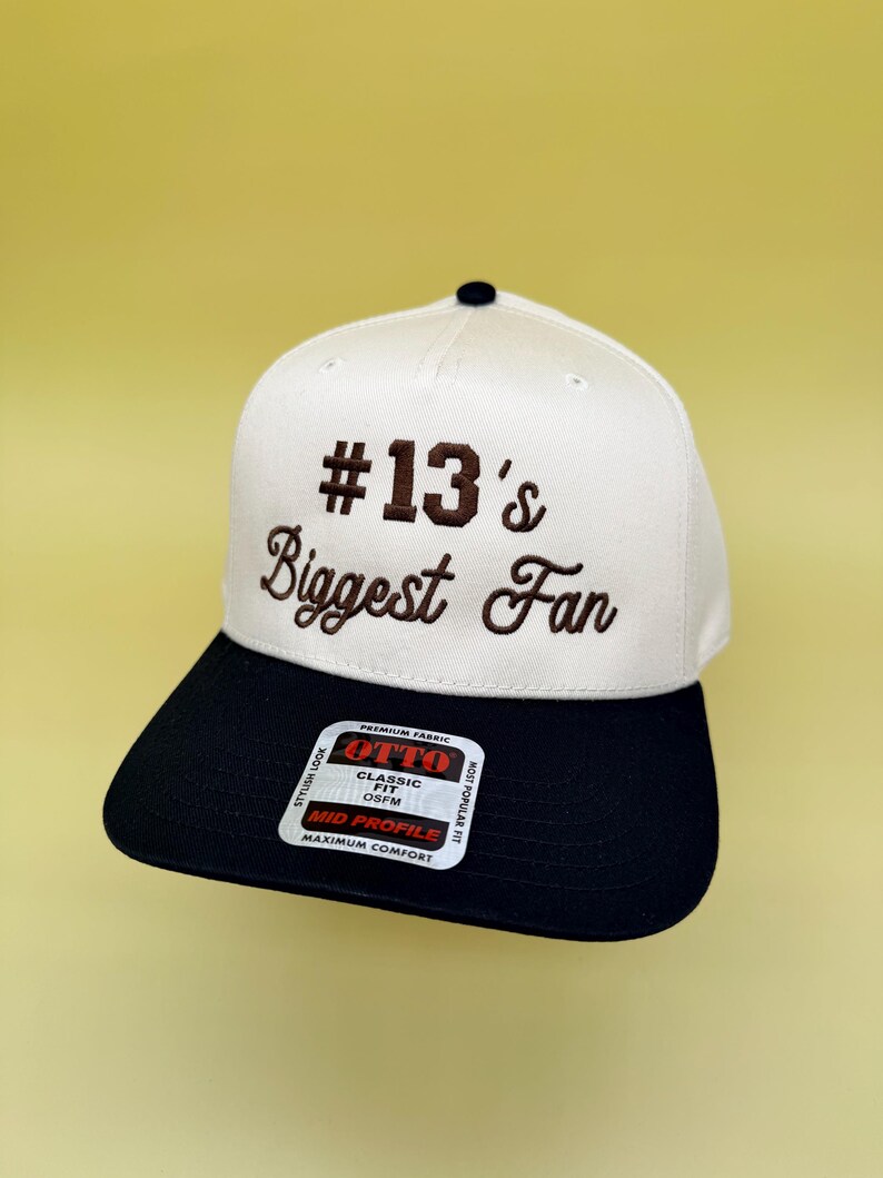 Custom Embroidered Sports Mom Hat Biggest Fan, Personalized Baseball ...