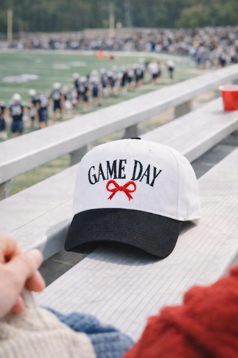 Game Day Embroidered Baseball Hat, Custom Embroidered Hat Snap Back ...