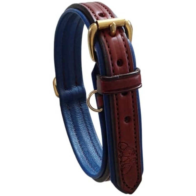 Brown Leather Collar - Etsy