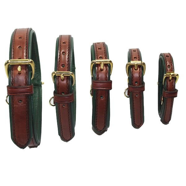 Brown Leather Collar - Etsy