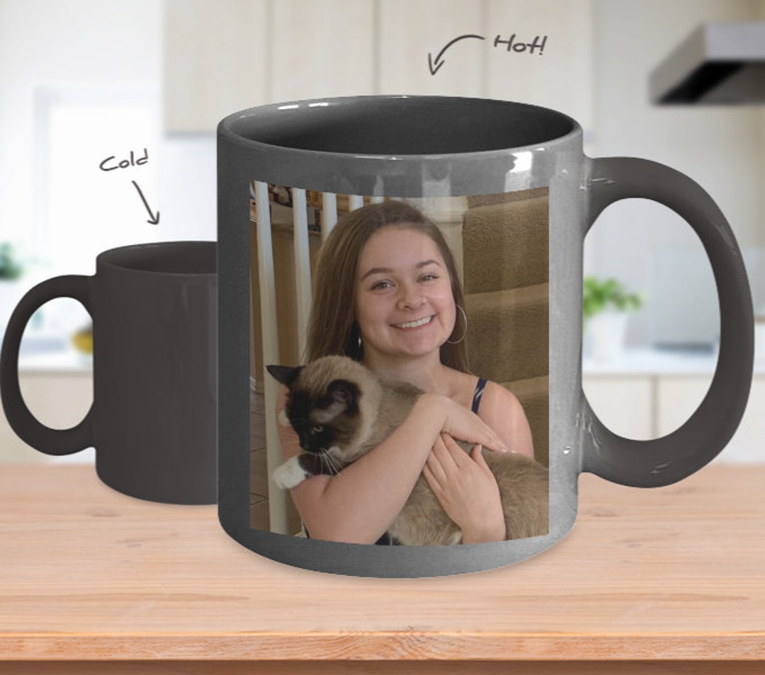 Custom Photo Mug Heat Changing Mug Photo Coffee Mug Customizable Mug ...
