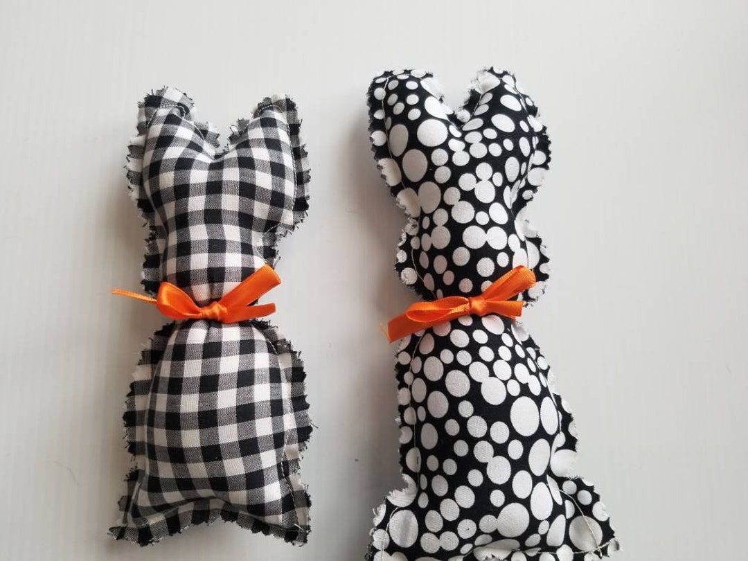 Buffalo Check Bunny Fabric Bunny Buffalo Plaid Bunny Easter - Etsy