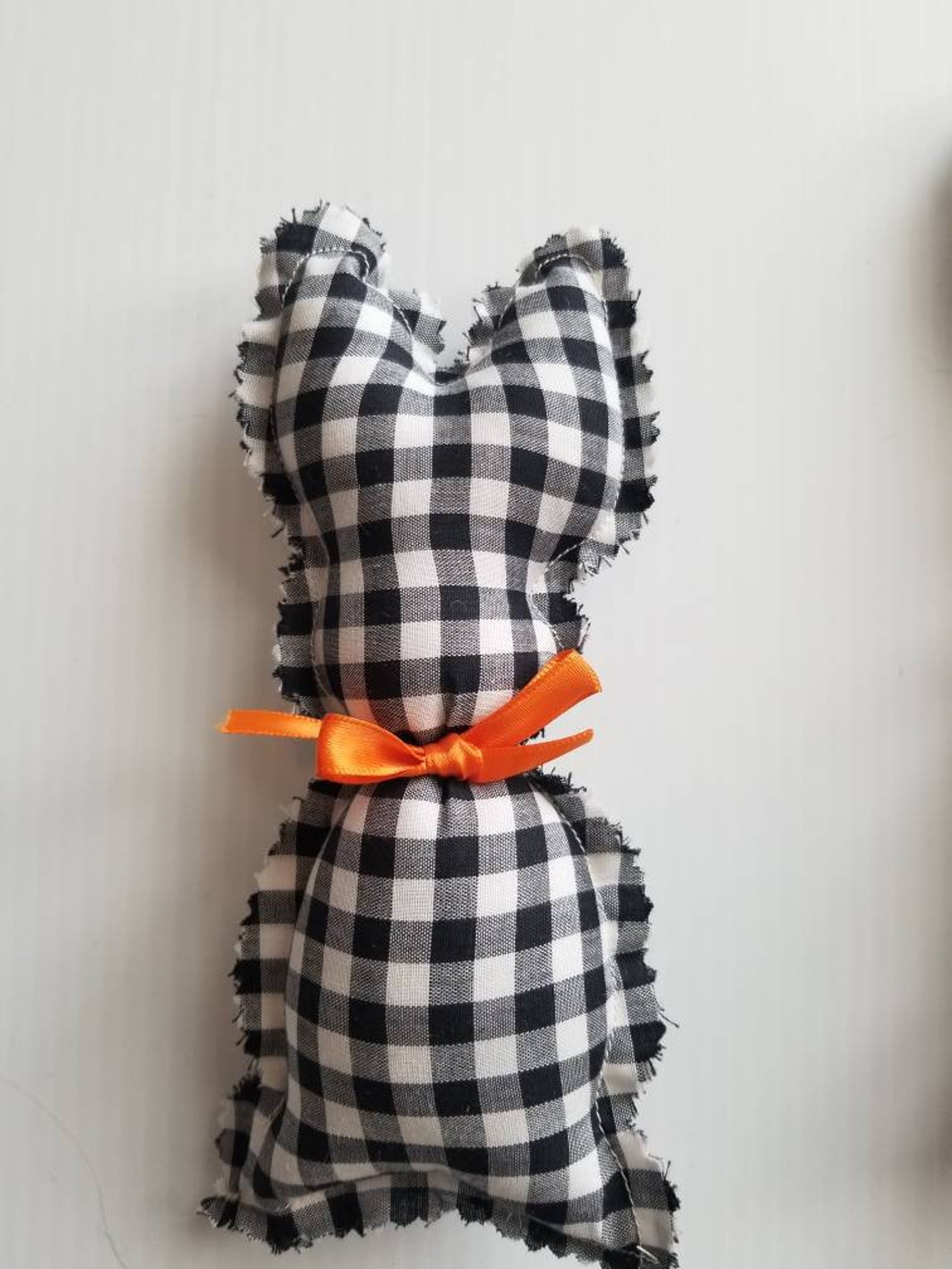 Buffalo Check Bunny Fabric Bunny Buffalo Plaid Bunny Easter - Etsy