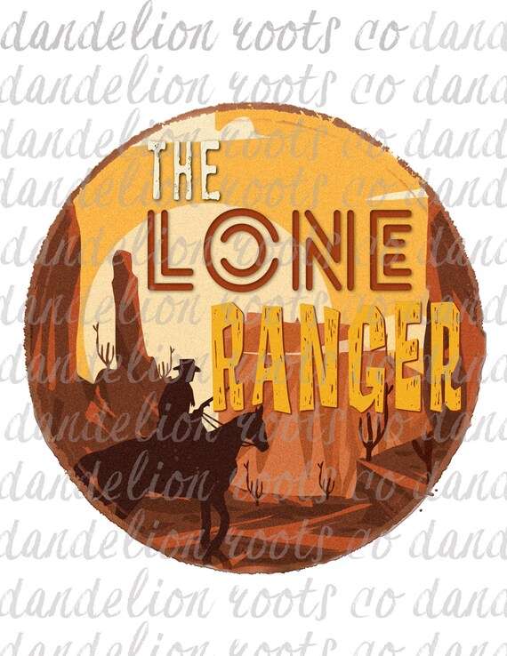 The Lone Ranger PNG Digital Download | Etsy
