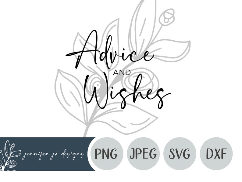 Advice and Wishes Svg Wedding Sign Svg for the New Mr and - Etsy Canada