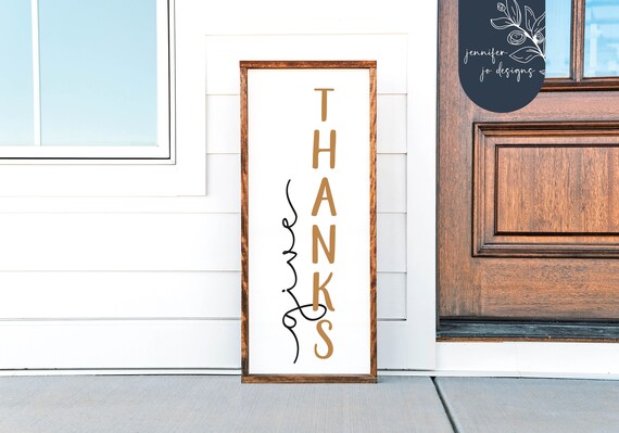 Dankesschild Svg Danke Svg Vertikales Vorschild Svg - Etsy.de