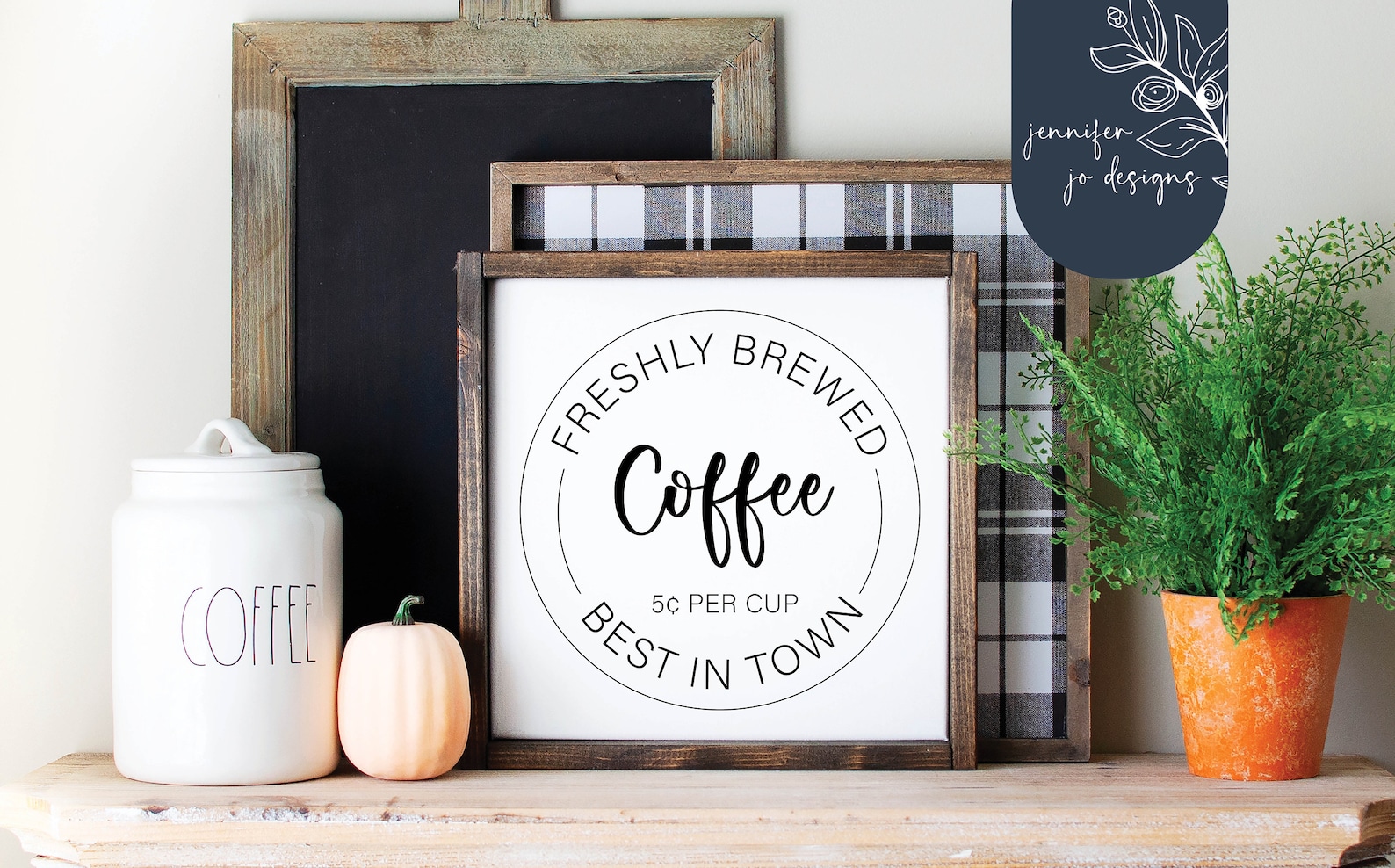 Fresh Brewed Coffee Svg Circle Sign Svg Served Daily | Etsy