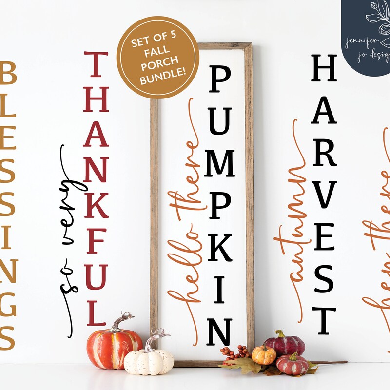 Fall Porch Sign - Etsy