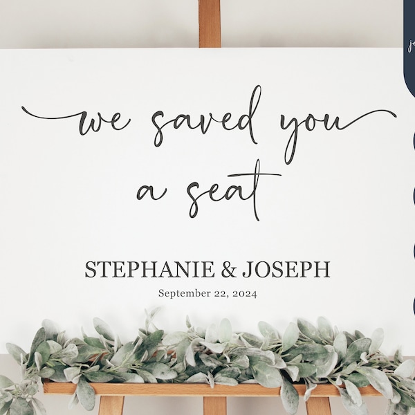 We Saved You a Seat - Etsy