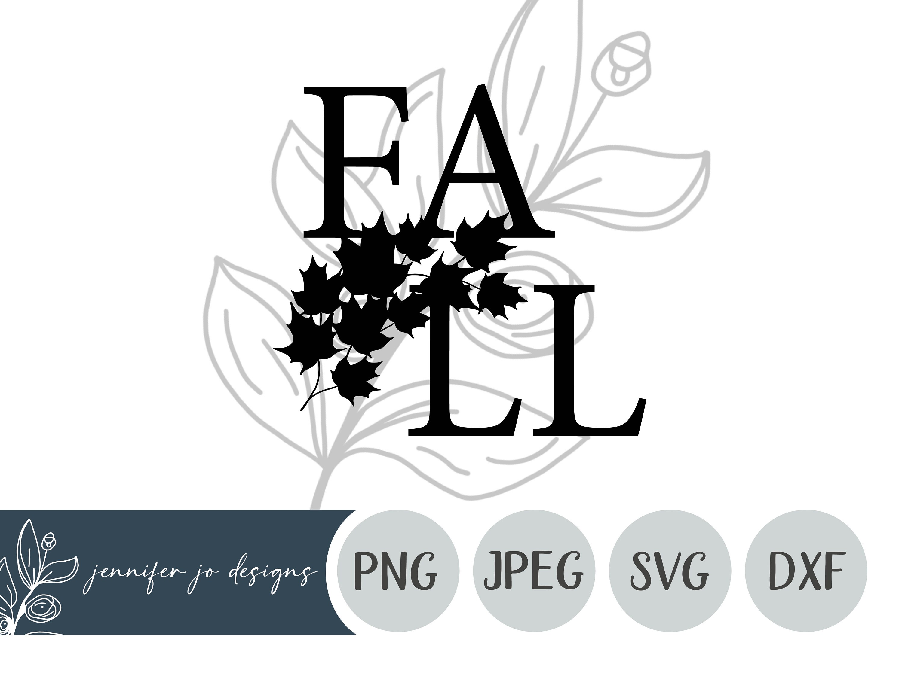 Fall Leaves Svg Hello Fall Sign Svg Autumn Svg Cutting - Etsy