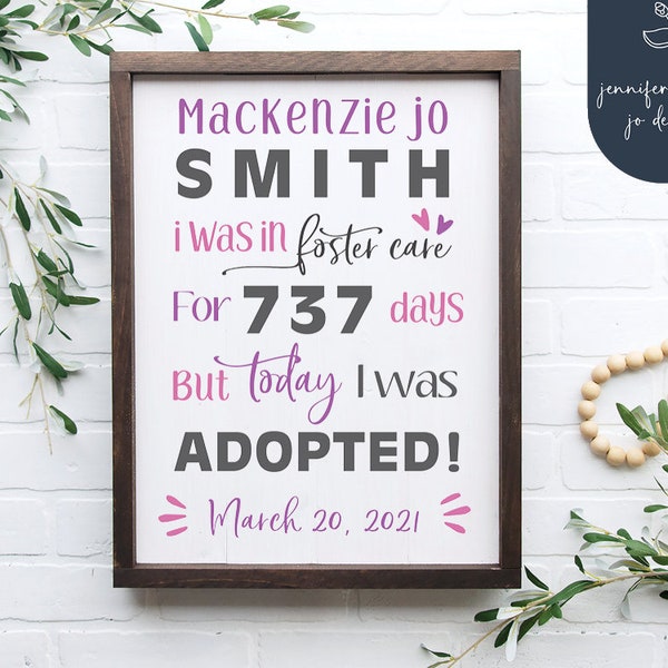 Adoption Day Svg - Etsy