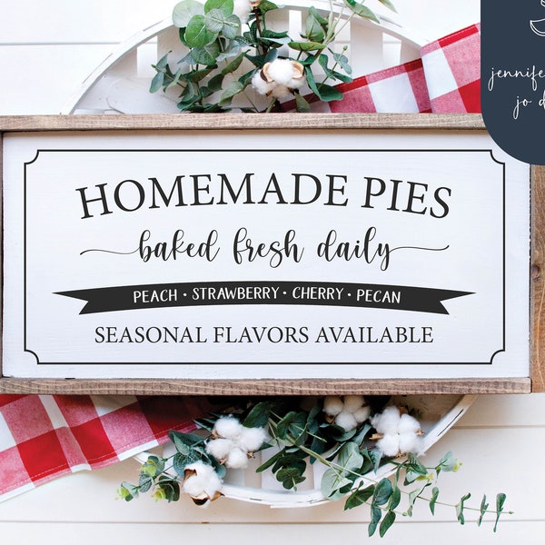 Fresh Baked Pies Sign - Etsy