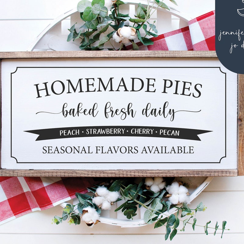 Fresh Baked Pies Sign - Etsy