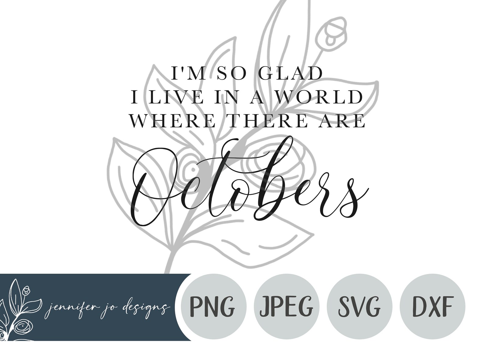 I'm so Glad I Live in A World Where There Are Octobers Svg | Anne of ...