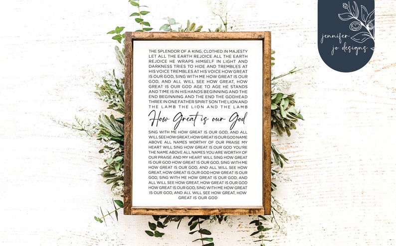 How Great is Our God Song Svg Christian Song Lyrics Svg - Etsy