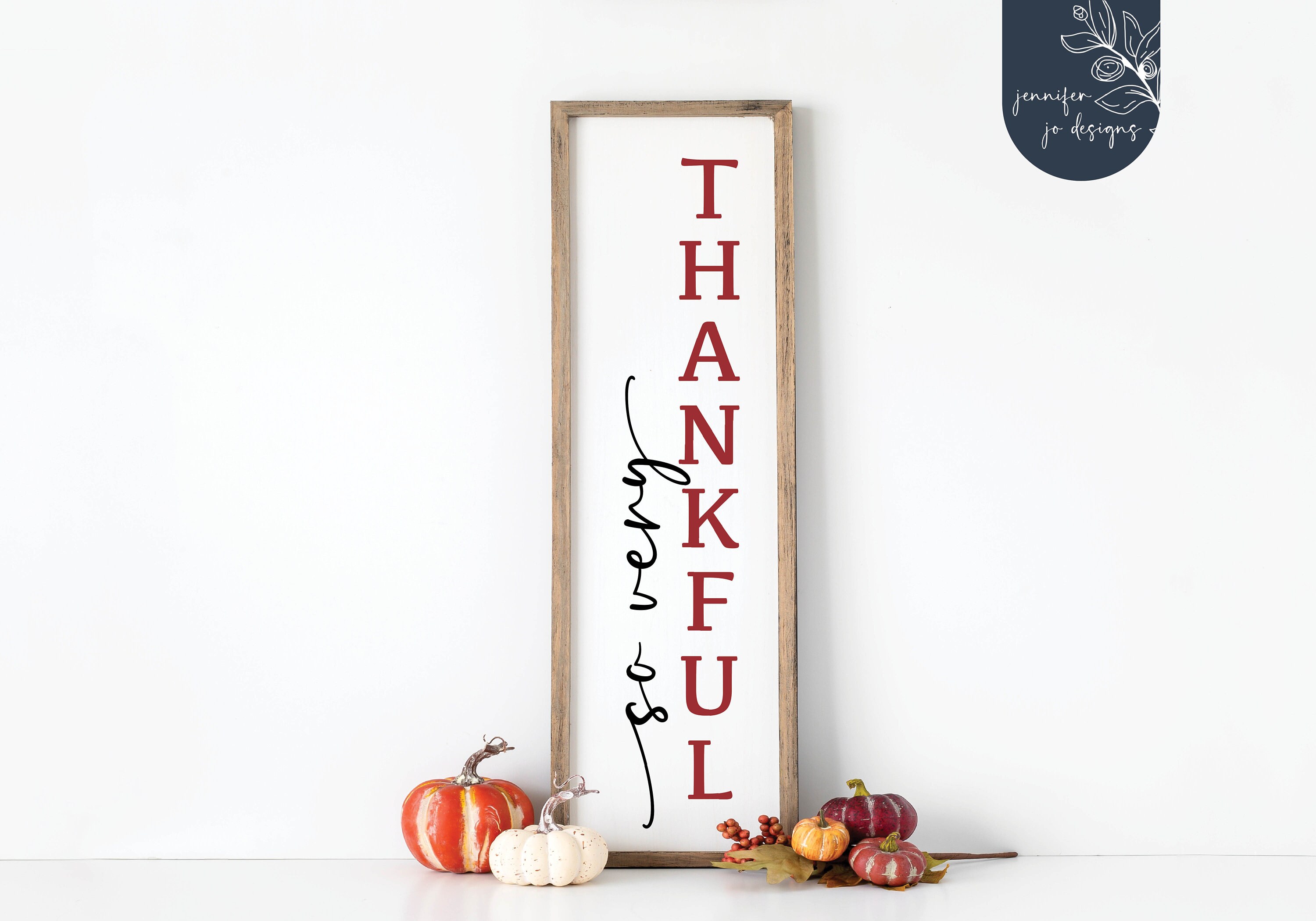 So Very Thankful Porch Sign Svg | Thanksgiving Porch Svg | Vertical ...