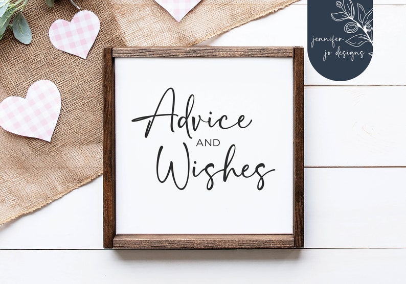 Advice and Wishes Svg | Wedding Sign Svg | for the New Mr and Mrs | Mr ...