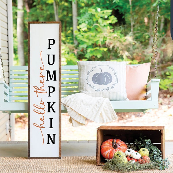Hello Pumpkin Sign - Etsy