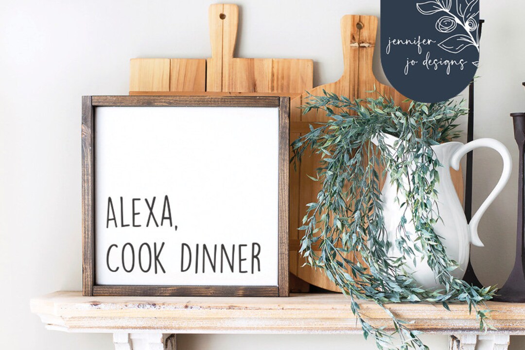 Alexa Cook Dinner SVG | Alexa Svg | Kitchen Svg | Alexa Cook Dinner Png ...